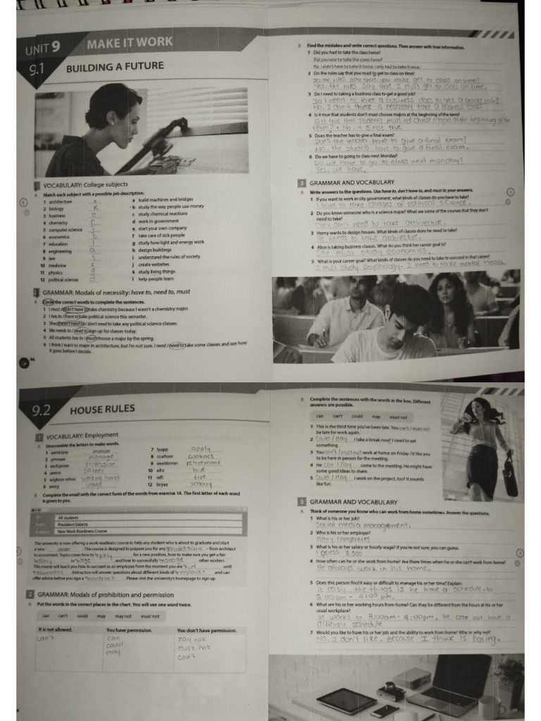 Worksheet U9 | PDF