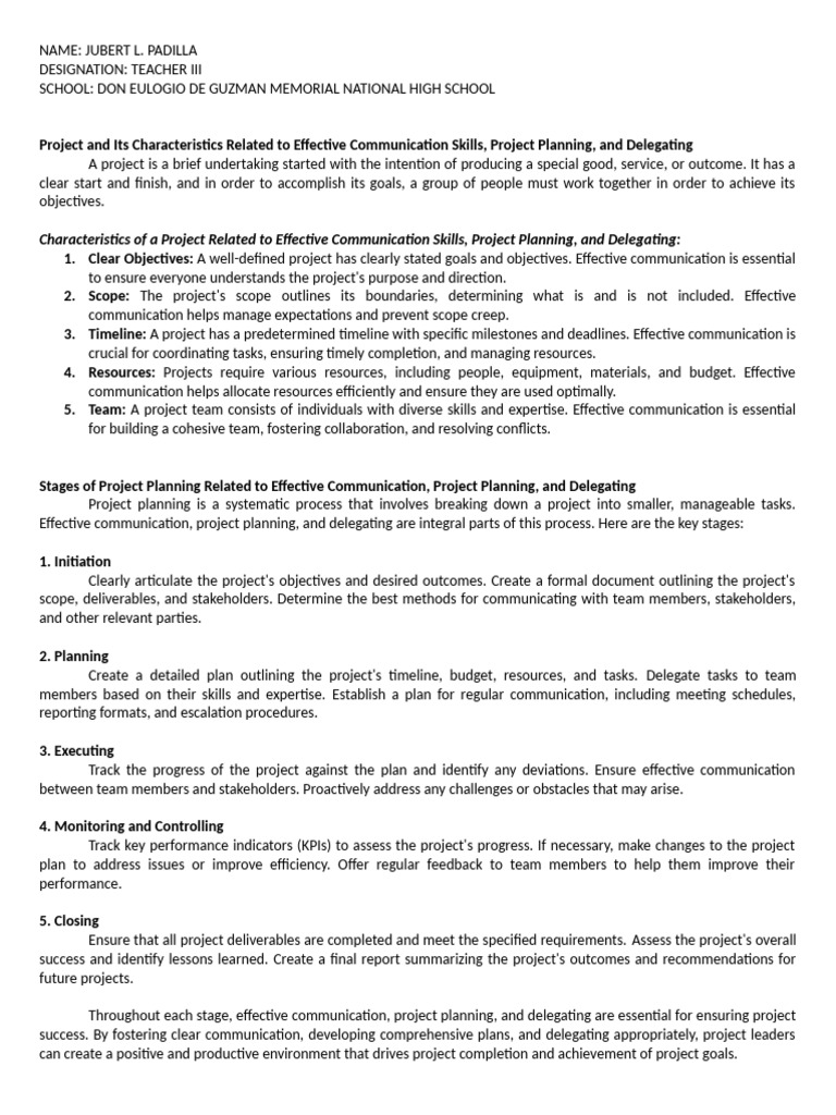 Instruction Workshop 1 | PDF