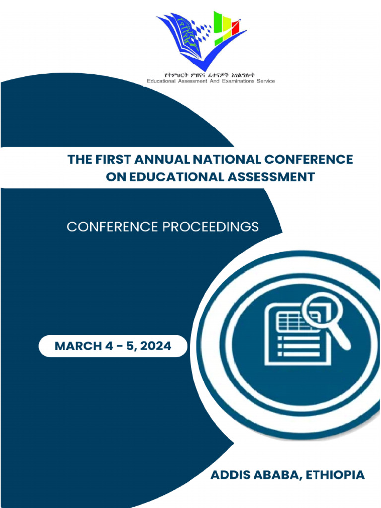 1st National Annual Conference of Edu Assessment Proceeding EAES 2024 - 6 | PDF