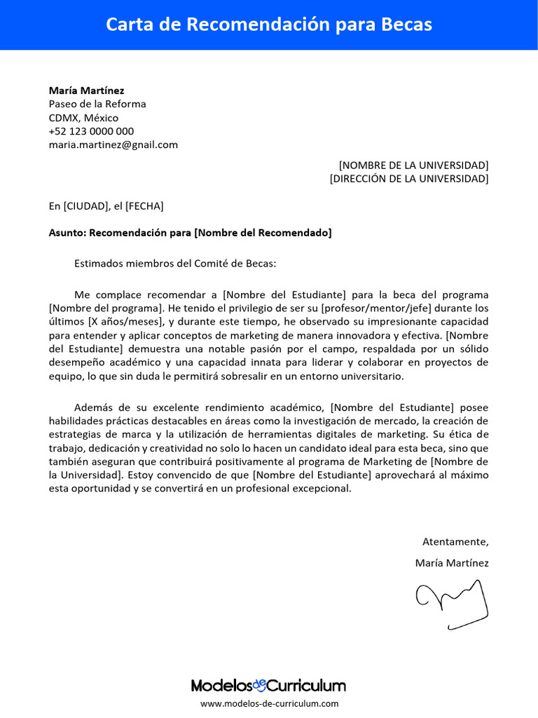 Modelo de Carta | PDF