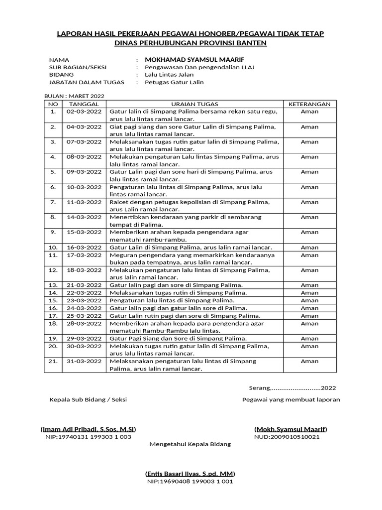 Contoh SKP 2024 | PDF