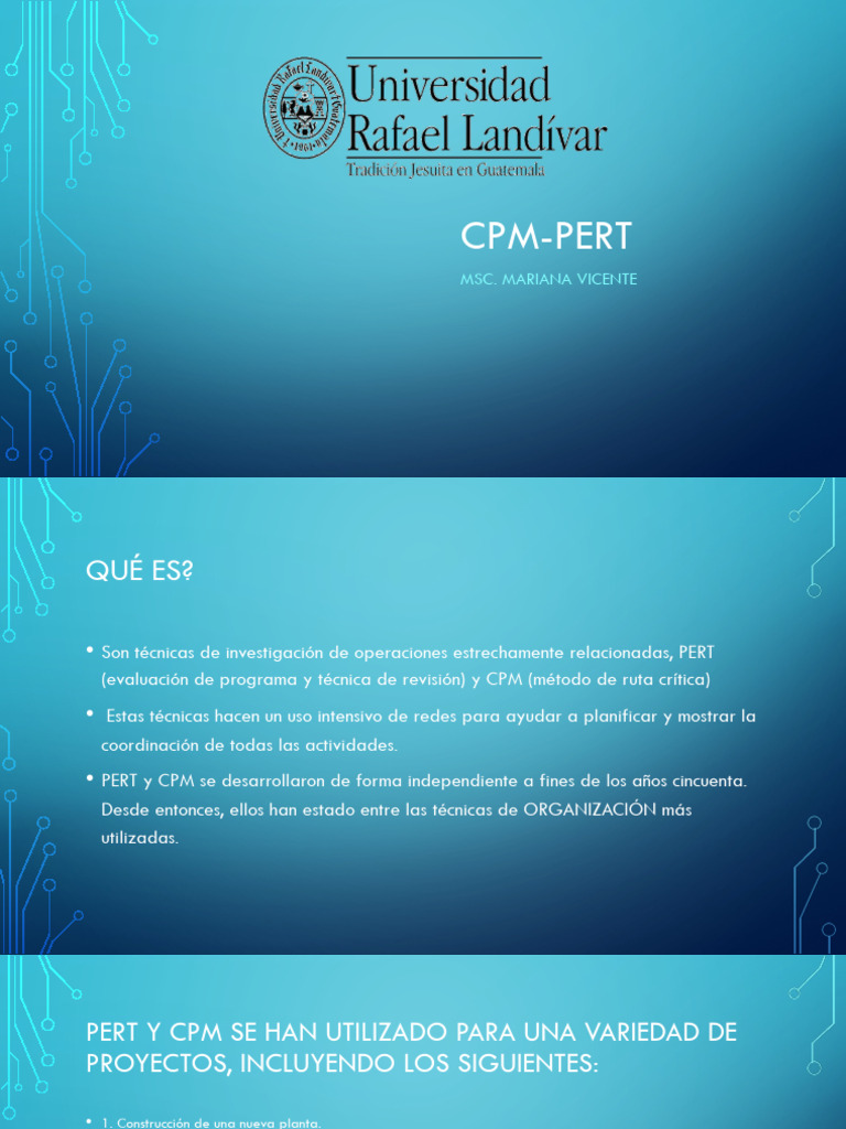 CPM-Pert | PDF