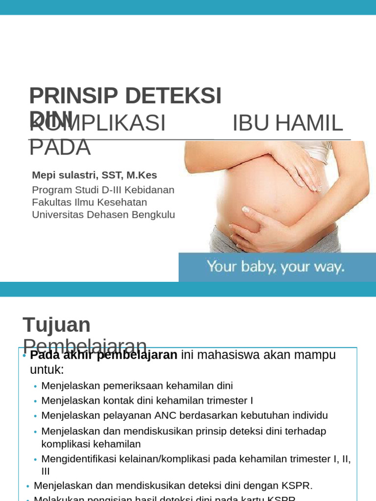 Deteksi Dini Komplikasi | PDF