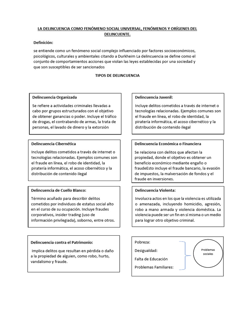 Trabajo de Erick Meza Criminologia | PDF