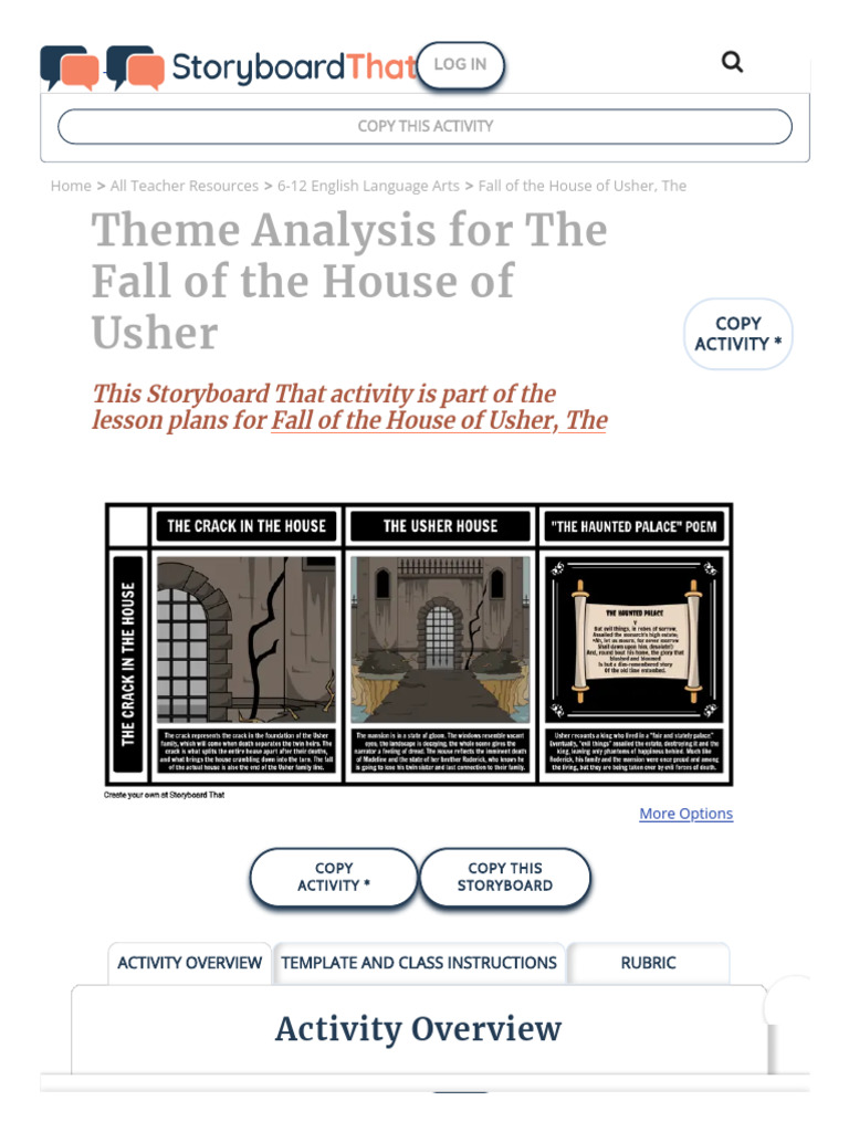 Theme Analysis of The Fall of The House of Usher | PDF