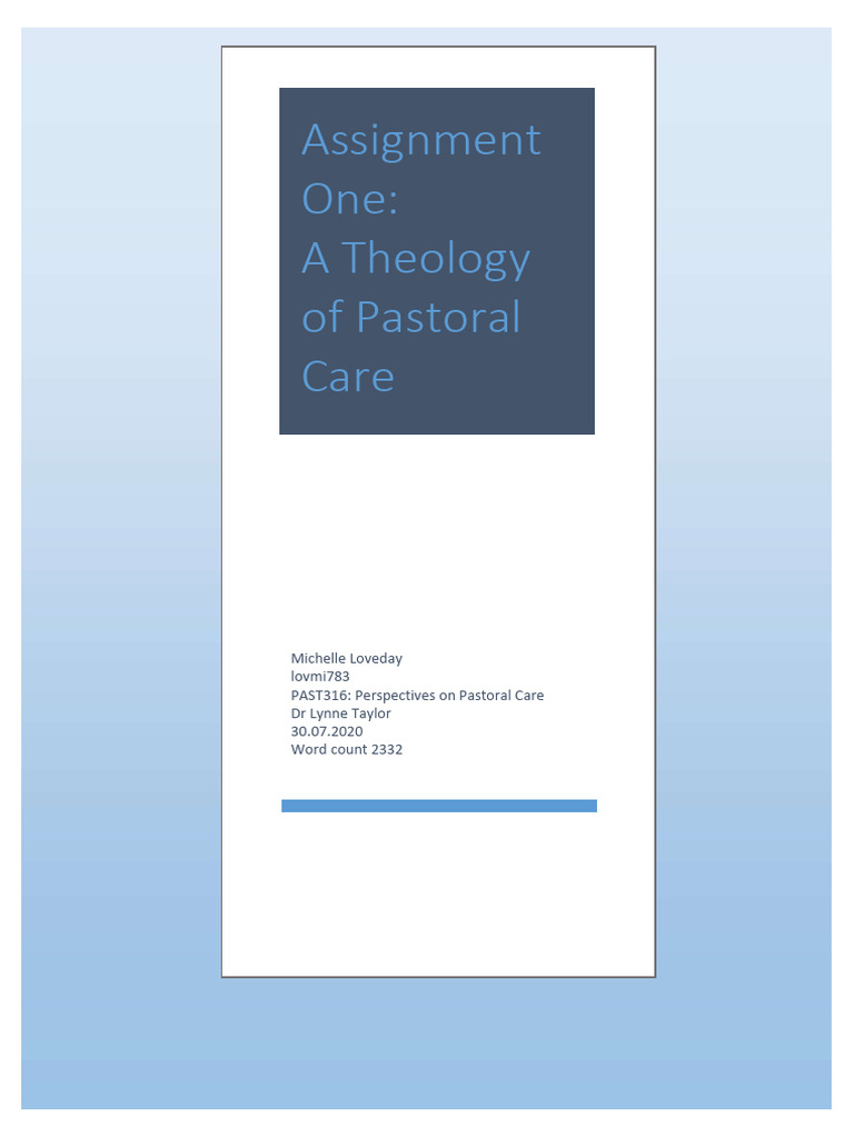 Michelle Loveday Study Leave Report | PDF | Jesus | Love