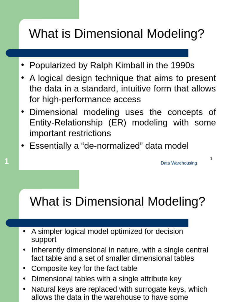 09 - DWH (Dimensional Modeling) | PDF