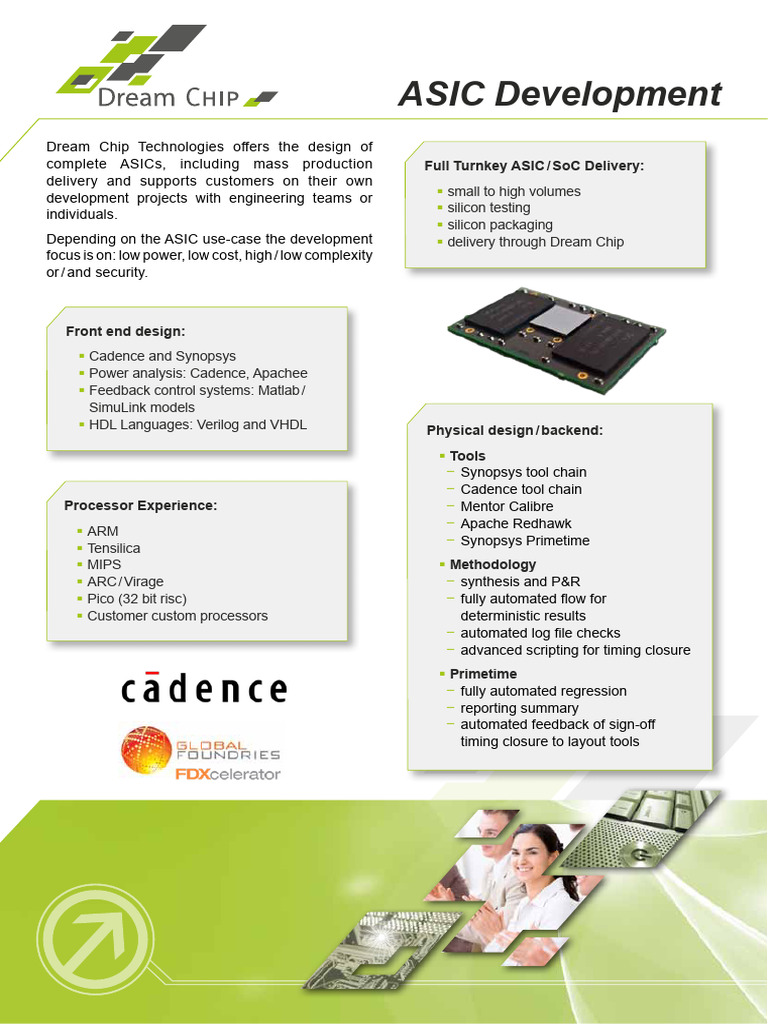 Dct Flyer ASIC Development Web | PDF