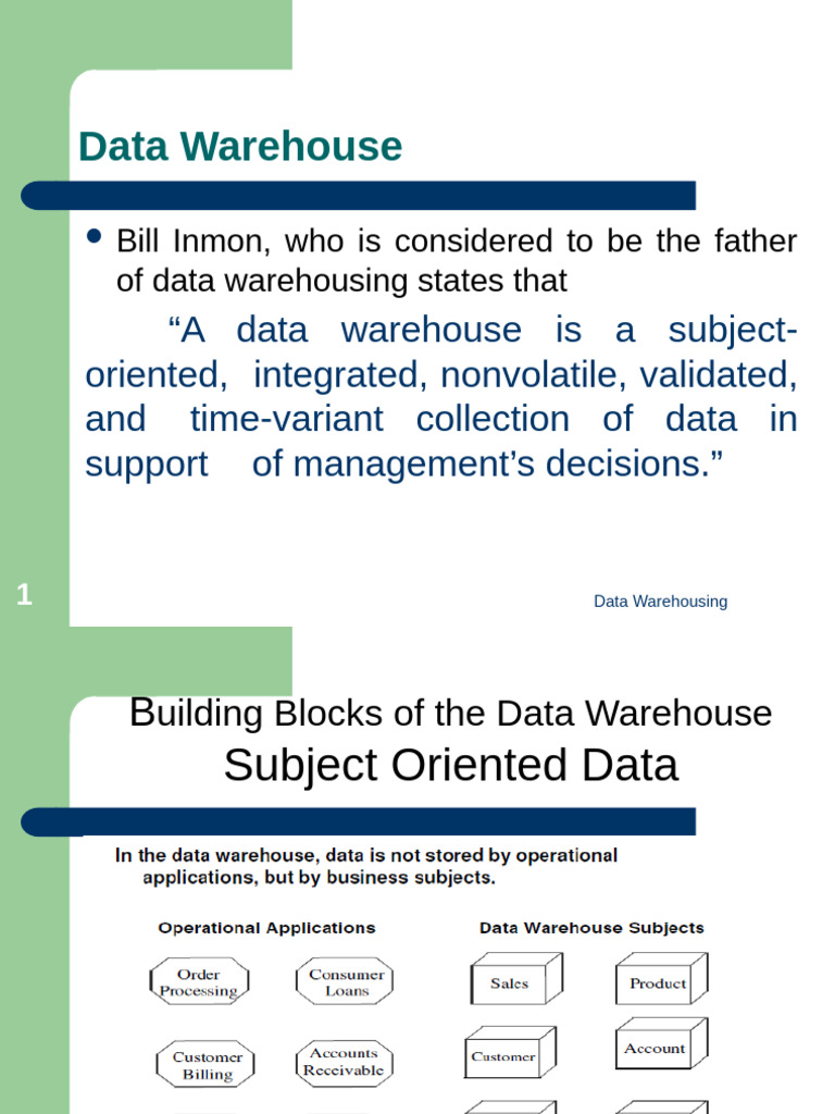 02 - DWH (Introduction) | PDF