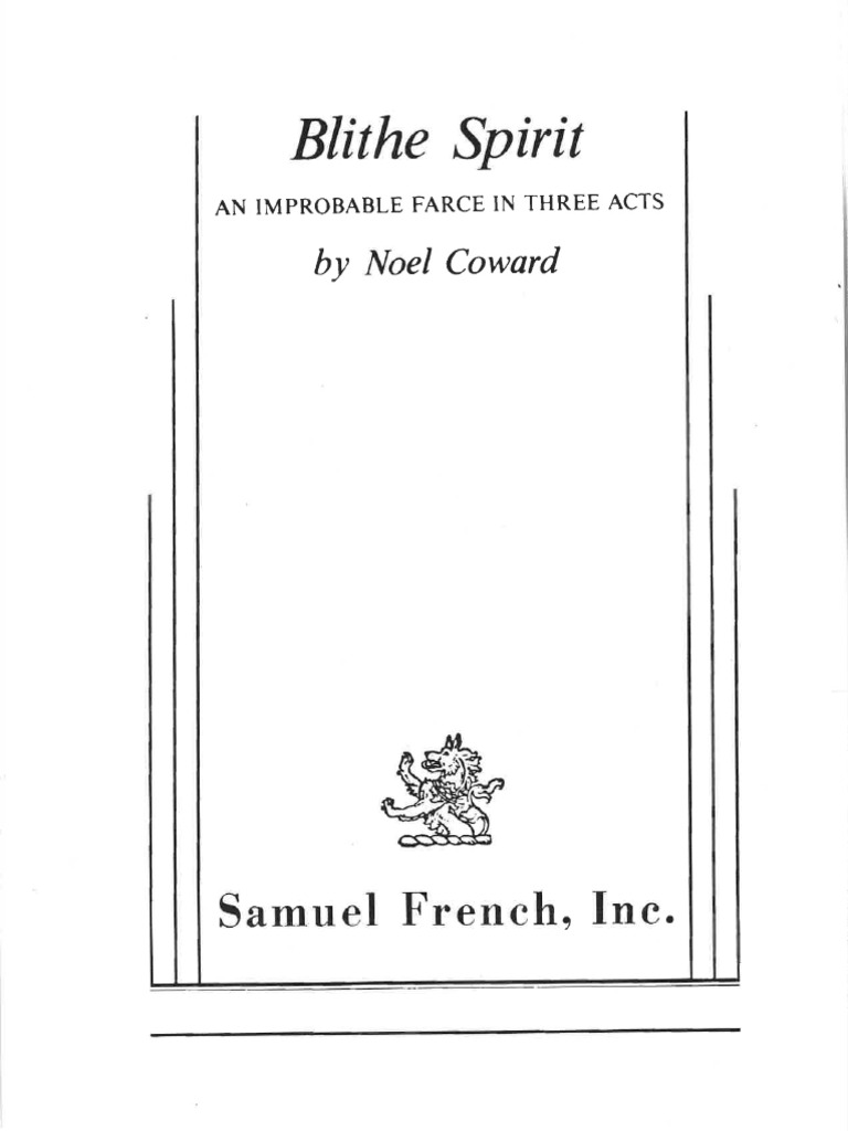 Blith Spirt | PDF