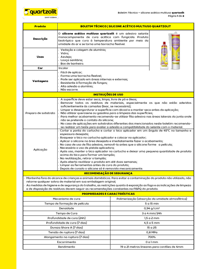 BT Silicone Actico Multiuso - New Layout 1 | PDF