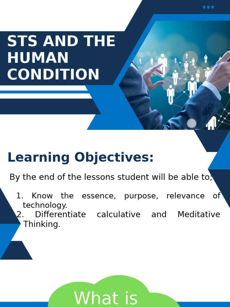 STS AND THE HUMAN CONDITION | PDF