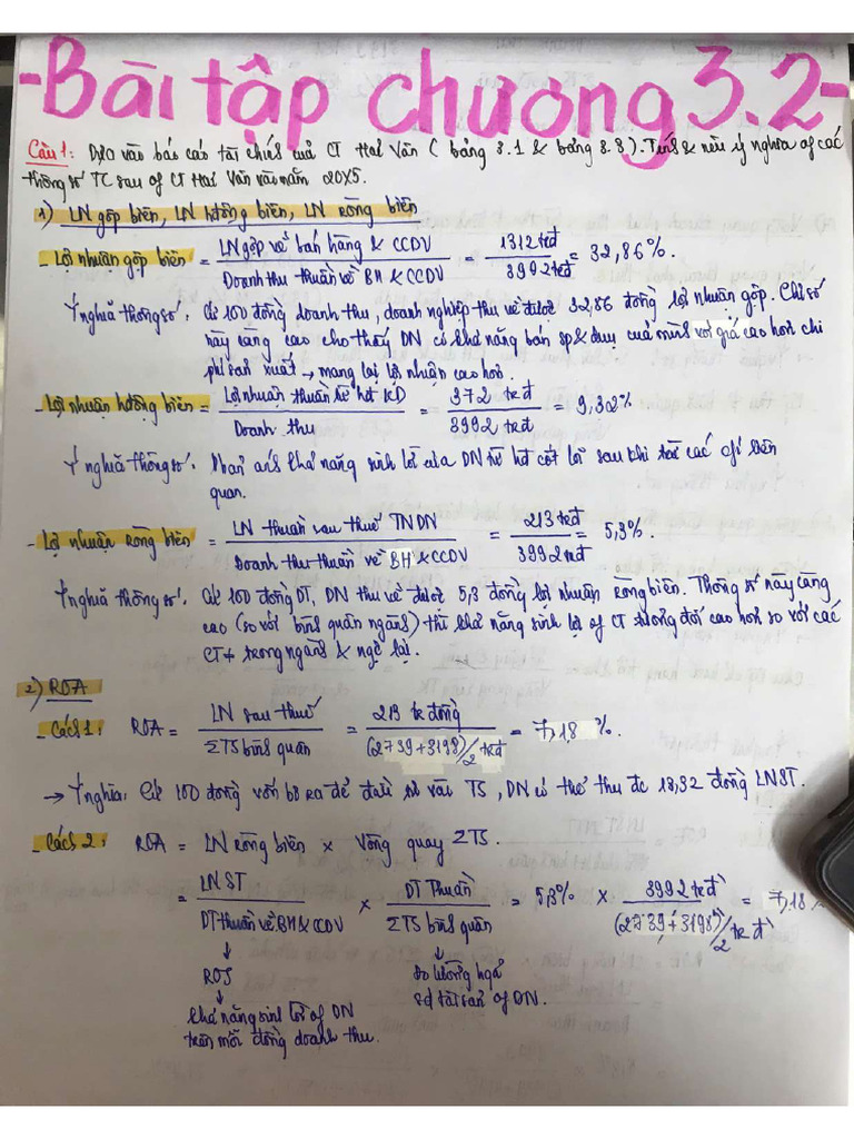 QTTC - BÀI TẬP CÁ NHẬN CHƯƠNG 3.2 | PDF