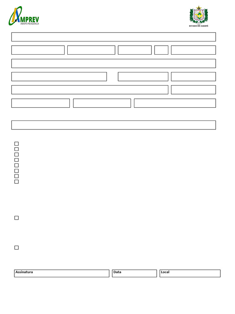 Requerimento para Fins Diversos: Amprev | PDF