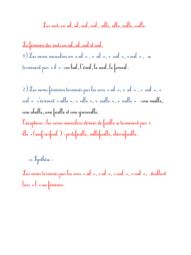 08 - Les Mots en Ail | PDF