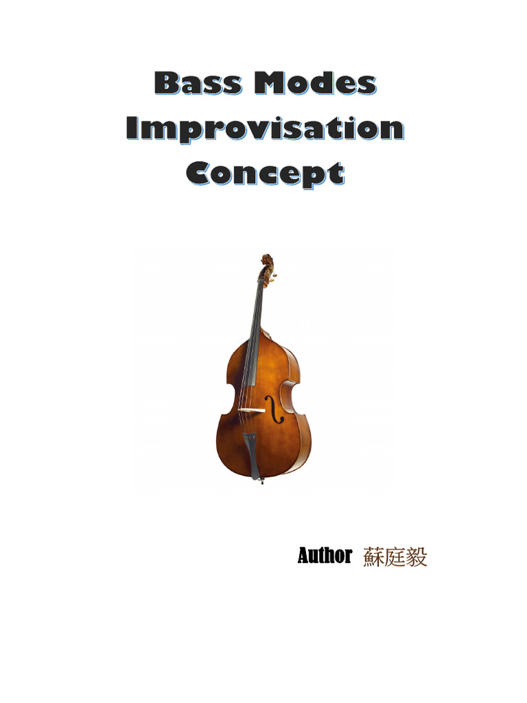 哎呀音樂蘇庭毅 Bass Improvisation 20堂課程10-19 1 | PDF
