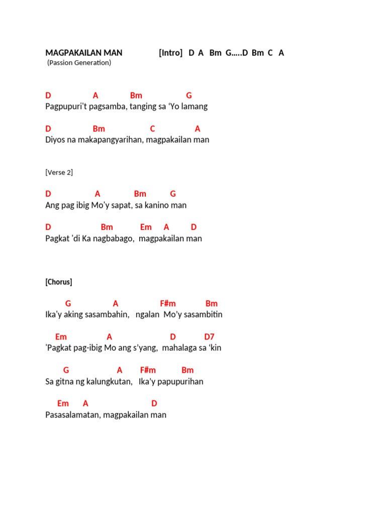 Magpakailan Man | PDF