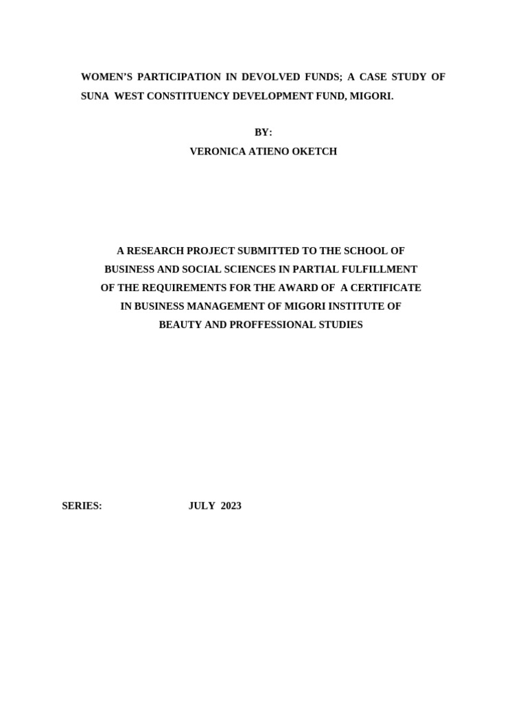 Vero Research Project | PDF | Decentralization | Empowerment