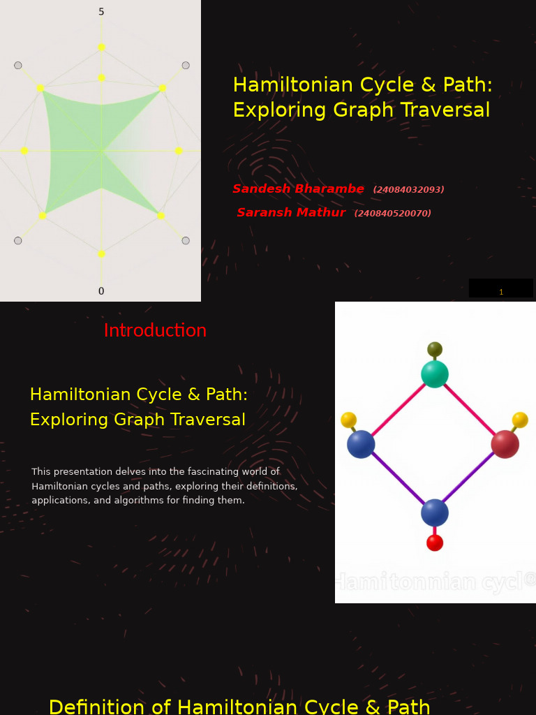 Hamiltonian Cycle and Path Exploring Graph Traversal | PDF