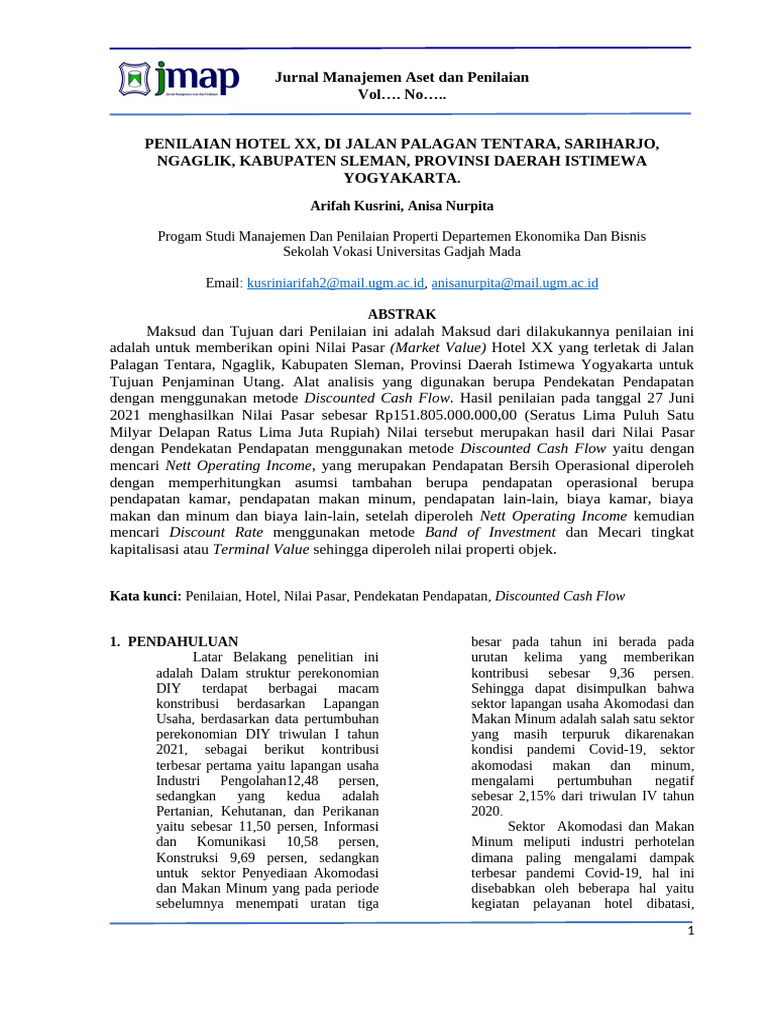 Template Jurnal MAPPI Bhs Indonesia | PDF