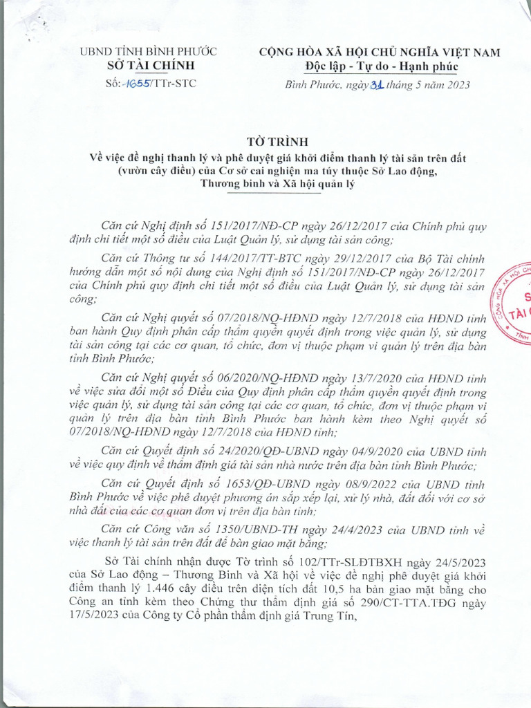 VBPH TK Cong Van 1655 | PDF