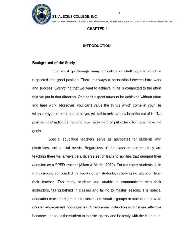 Pain and Gain of SPED Teachers | PDF