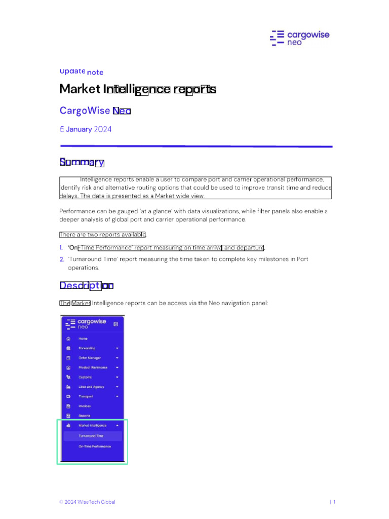 Market Intelligence Information | PDF