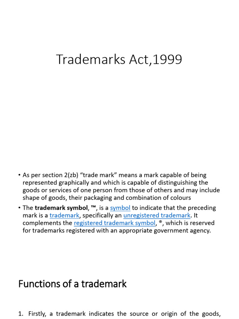 Trademark | PDF