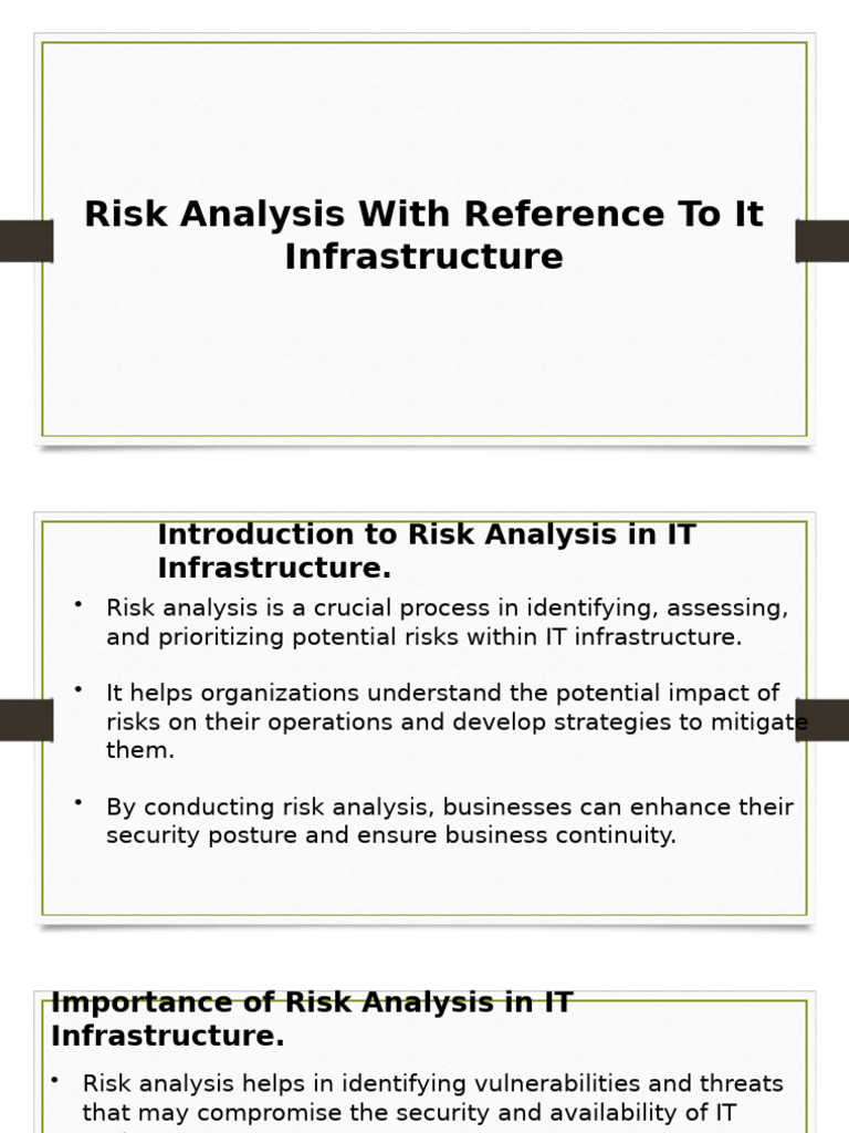 Risk Analysis | PDF