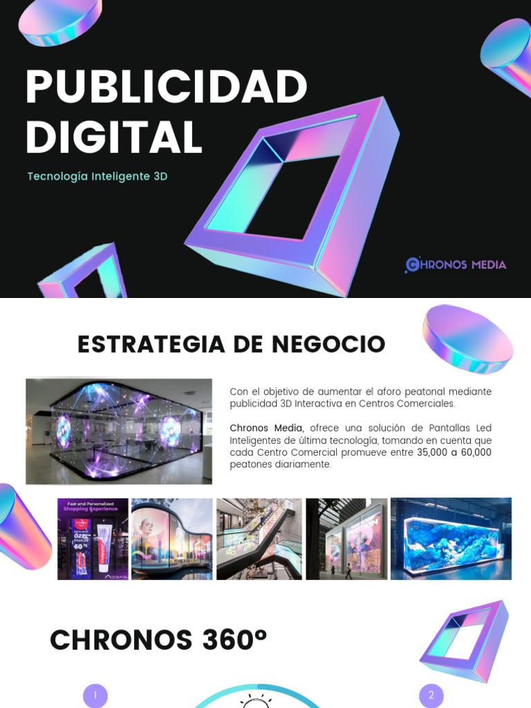 Publicidad 3D - Chronos Media | PDF