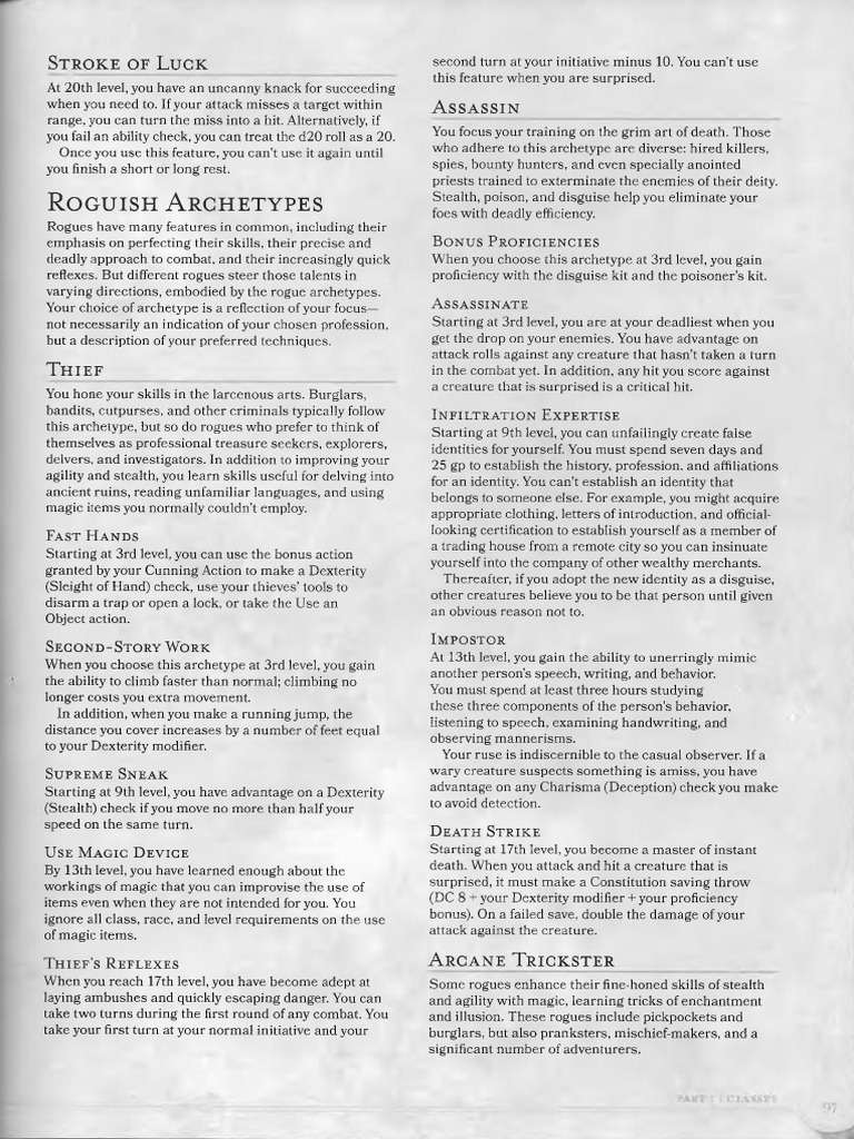 Dampd Player Handbook 5e PDF Free 16 | PDF