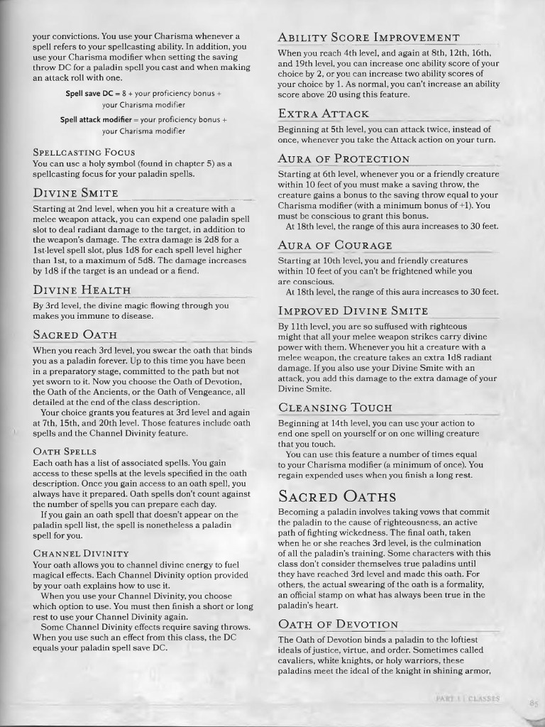 Dampd Player Handbook 5e PDF Free 14 | PDF