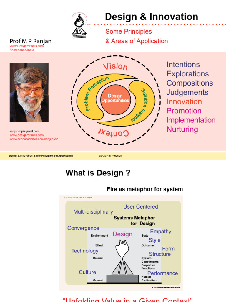 Design and Innovation Some Principles An | PDF | Weaving | Design