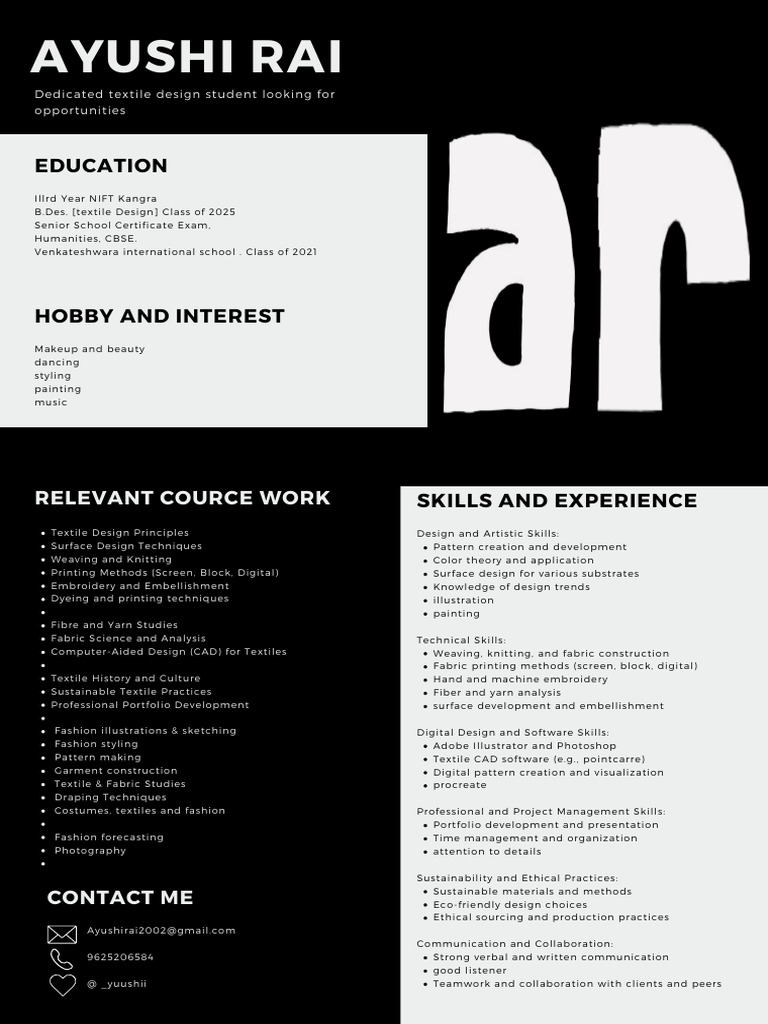 Ayushi Rai: Education | PDF