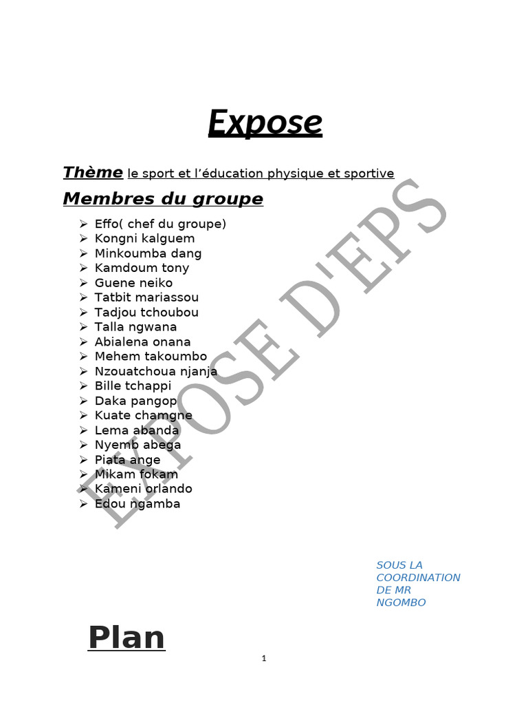 Expose d'Eps Terminal Original11 c | PDF