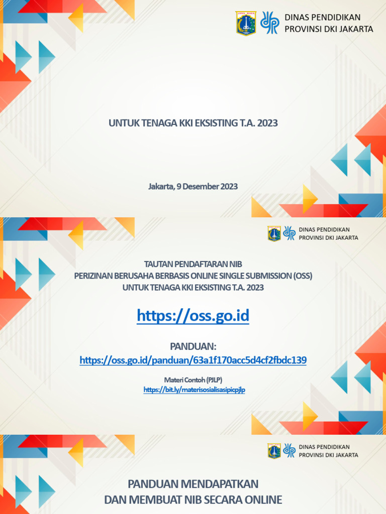 Pendaftaran Nib (Oss) | PDF