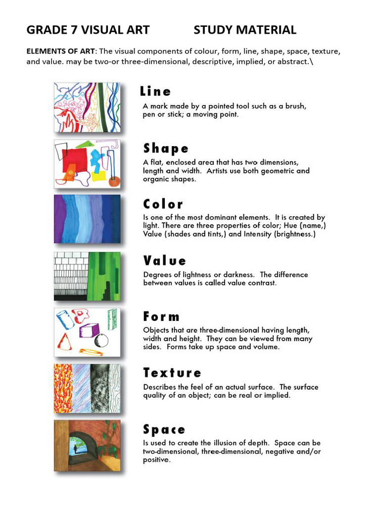 Grade 7 Visual Art | PDF