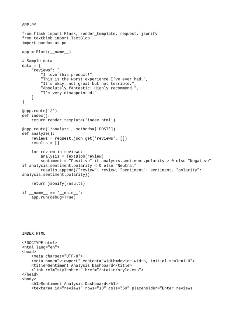 Sentiment Analysis Pdf