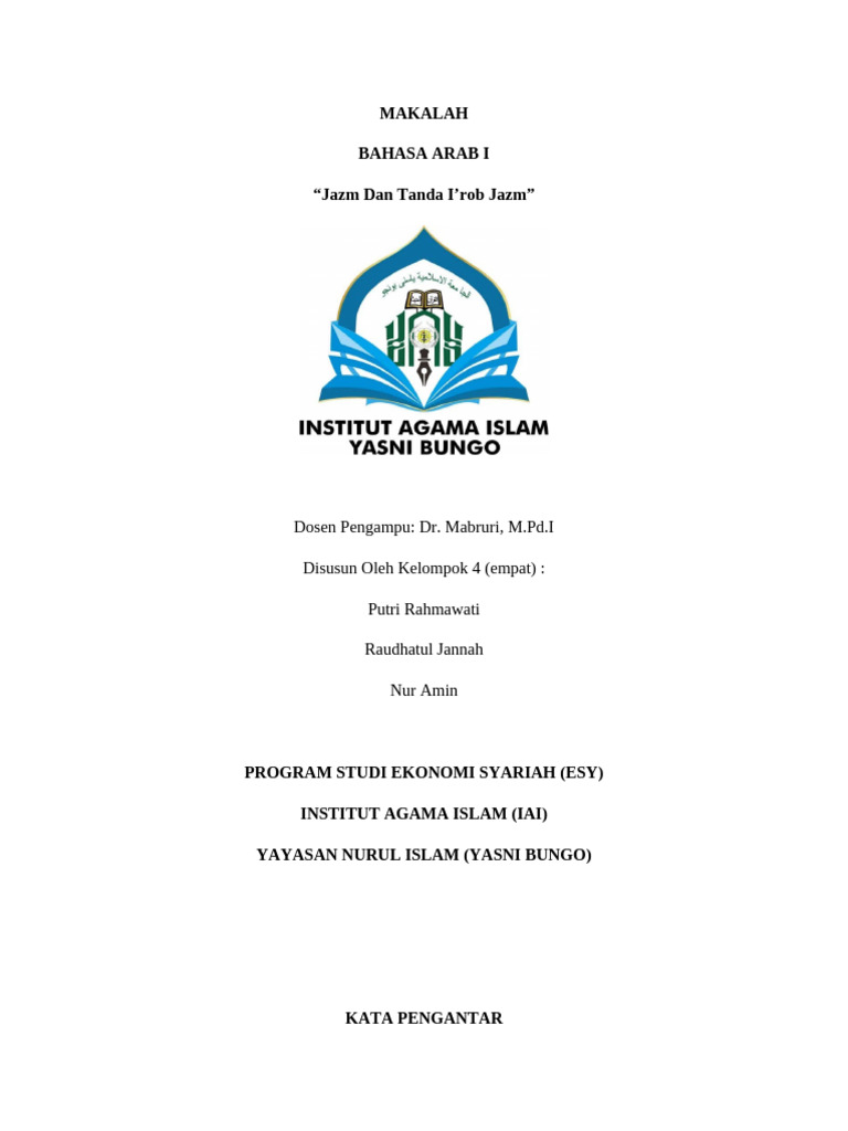 Jazm Dan Tandanya | PDF