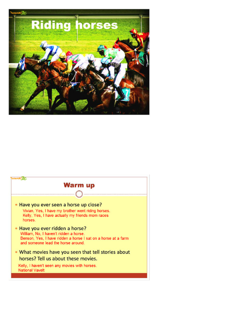 Tutor Abc English Learning Slide | PDF