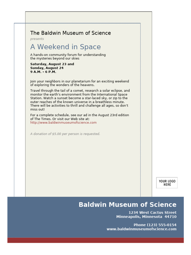 Flyer Template | PDF