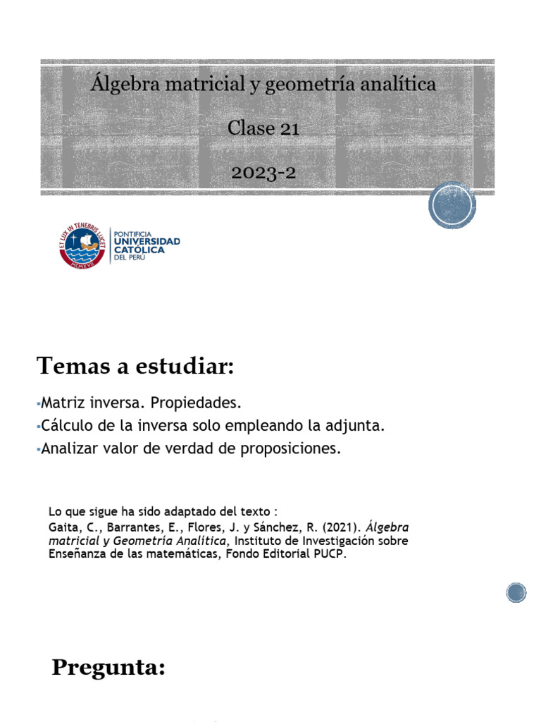 Clase 21-PPT | PDF