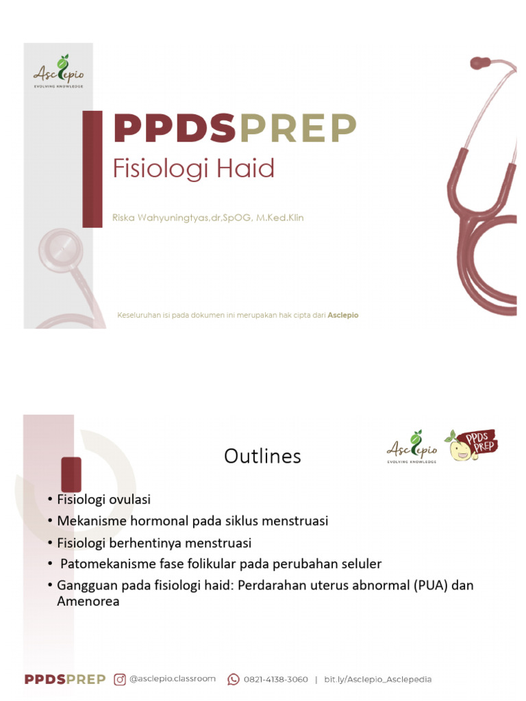 PPDS Prep - Fisologi Haid | PDF
