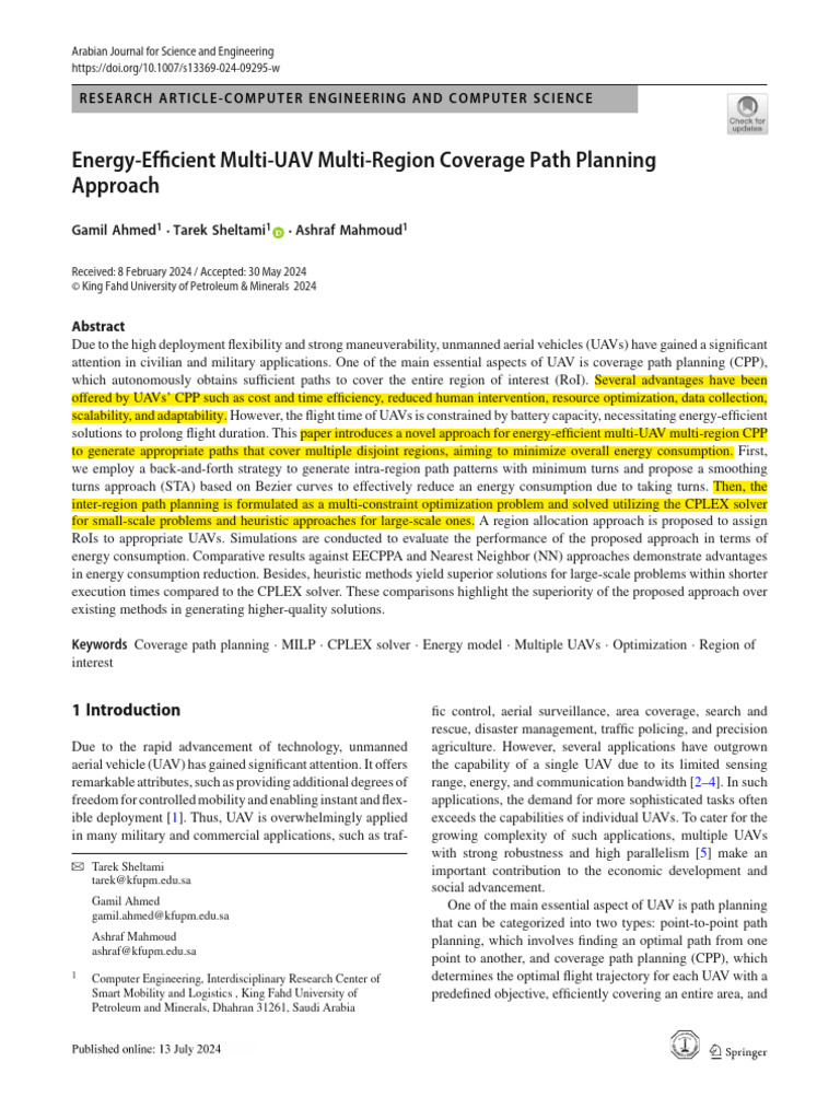 Energy-Efficient Multi-UAV Multi-Region COverage Path Planning Approach ...