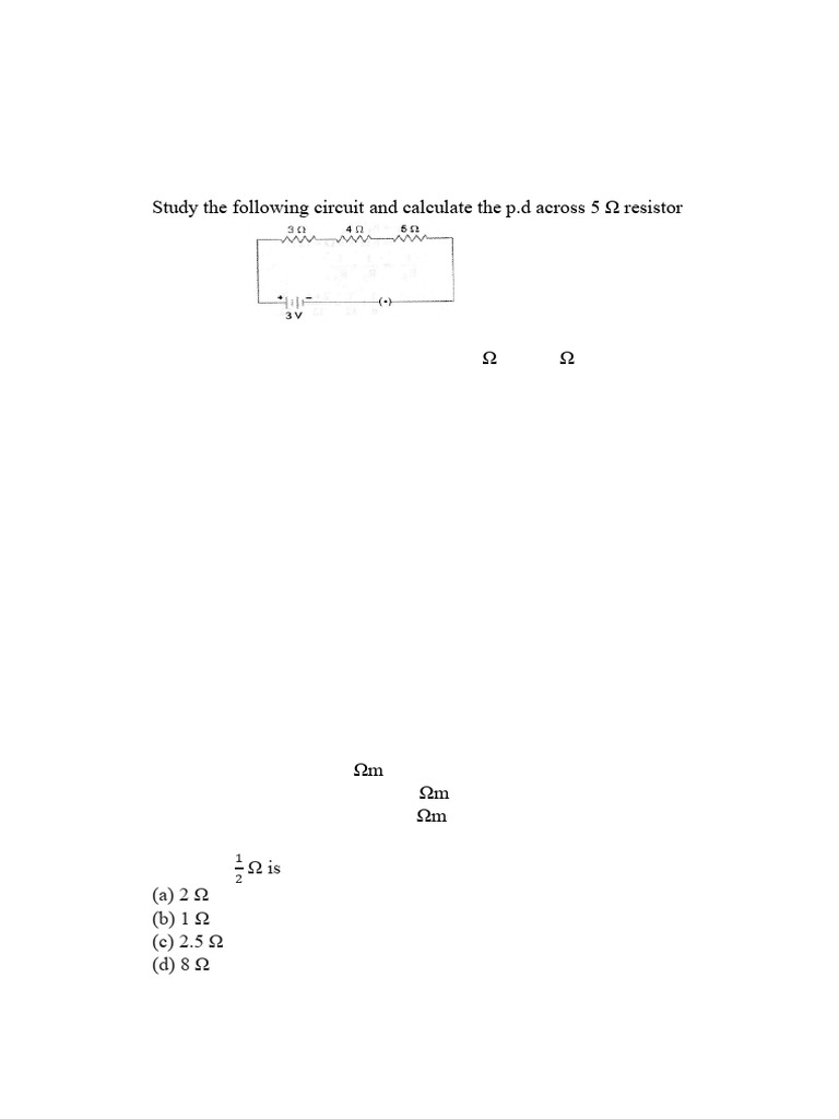 Physics worksheet | PDF