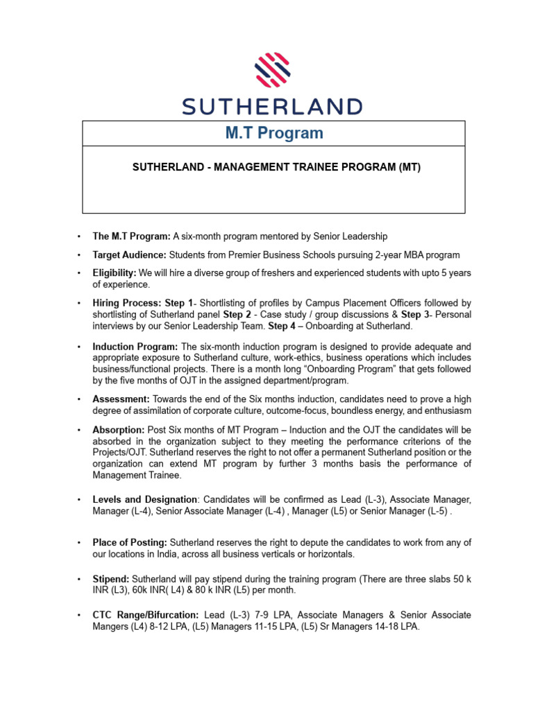 Sutherland JD | PDF