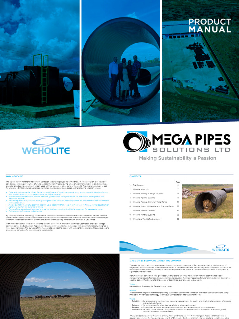 Weholite Productmanual | PDF