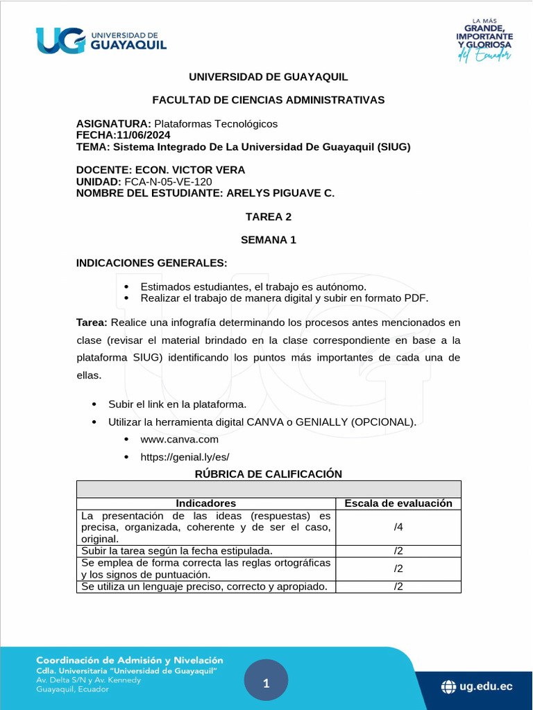 Tarea U1-Clase 2-S1 | PDF