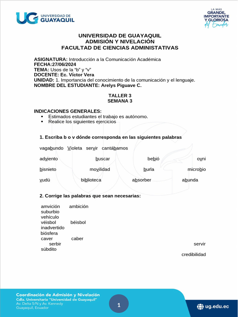 Tarea U1-Clase 4-S3 27 | PDF