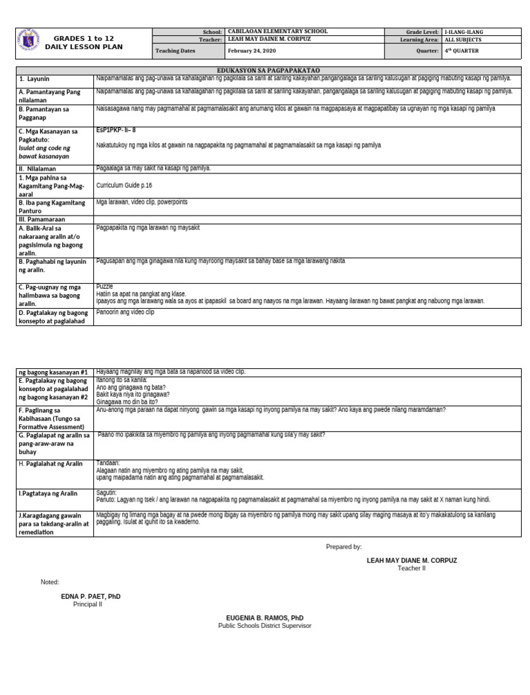 A. DLL OBSERVATION ESP | PDF